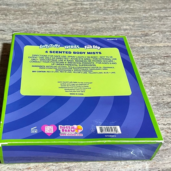 Lotta Luv | Bath, Skin & Hair | Nib Lotta Luv Nerds Laffy Taffy And Fun ...